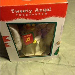Warner Bros. | Holiday | Vintage Looney Tunes Tweety Angel Tree Topper ...